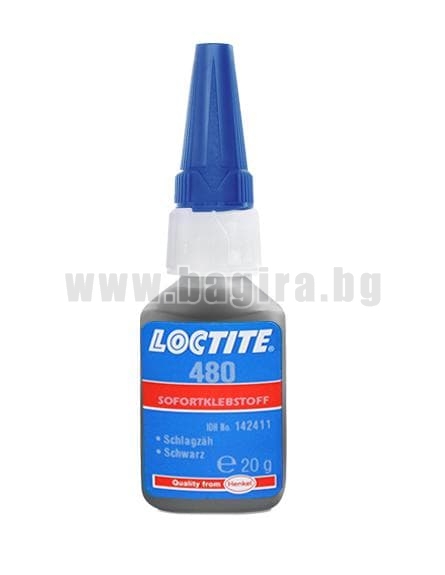 Секундно лепило Loctite 480 20 гр. | Bagira