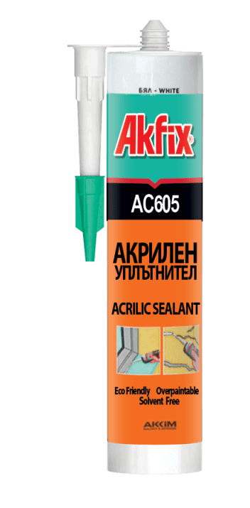АКРИЛЕН УПЛЪТНИТЕЛ БЯЛ AC 605 AKFIX | Bagira