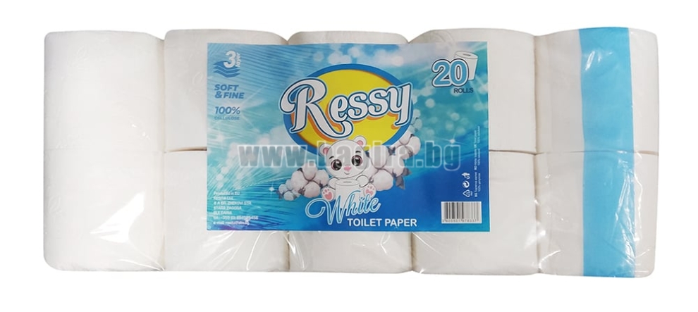 Тоалетна хартия 20 броя RESSY | Bagira