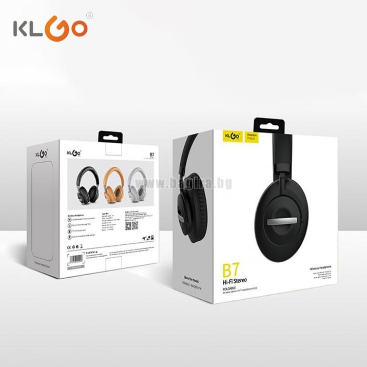 Безжични слушалки KLGO B7 Hi-Fi Stereo | Bagira