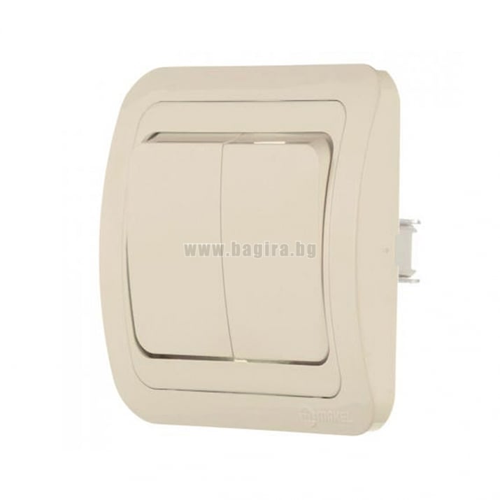 Двоен ключ MAKEL Mimoza в кремав цвят - схема 5 | Bagira