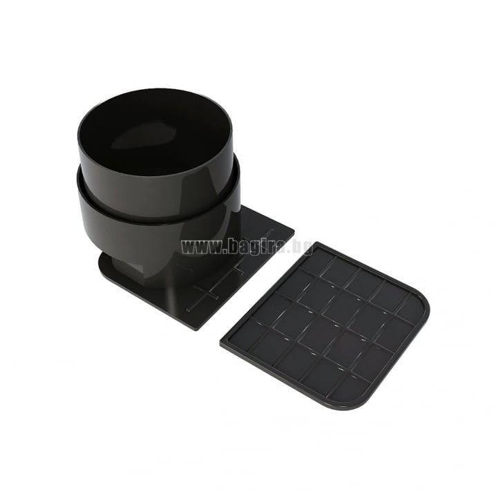 Комплект тапа и тапа с дренаж 110 XDRAIN 130 / 50 Devorex | Bagira