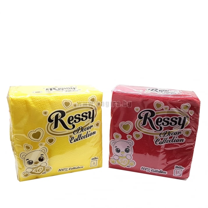 Салфетки RESSY Decor - 50 броя | Bagira