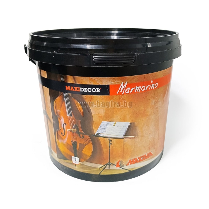 MAXIDECOR Marmorino ефектна интериорна мазилка на водна основа MAXIMA / БЯЛА | Bagira
