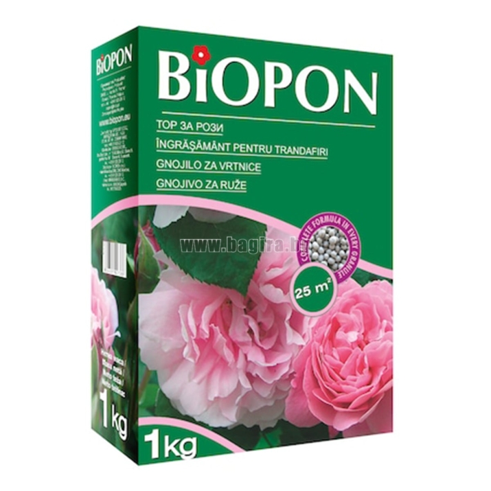 Гранулиран тор за рози BIOPON - 1 кг | Bagira