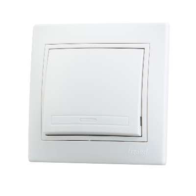 Еднополюсен единичен контакт серия МИРА LEZARD - БЯЛ | Bagira