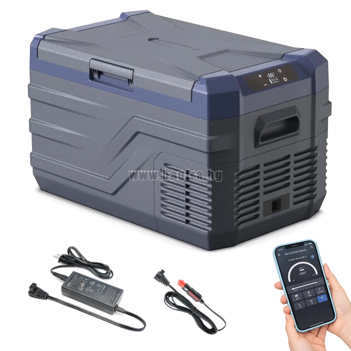 Преносим хладилник / фризер – 12V/24V DC и 100–240V AC - 26.8 л | Bagira