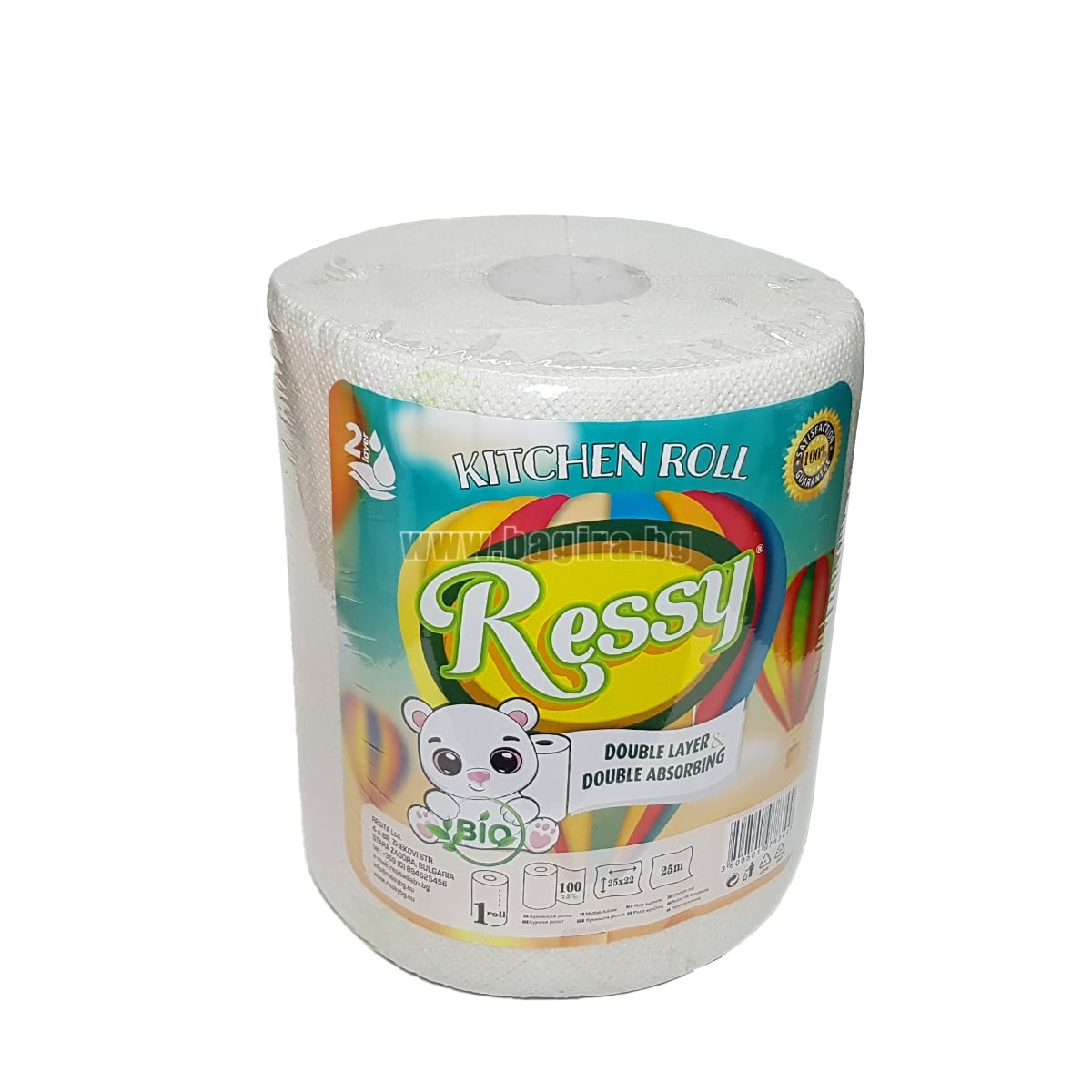 Домакинска ролка Ressy Bio - 25 м | Bagira